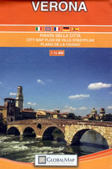 Verona - mappa della città, con
